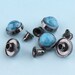 Double Caped Rivets 10mm Blue Rivets With 3 Setting Tools Metal Button ...