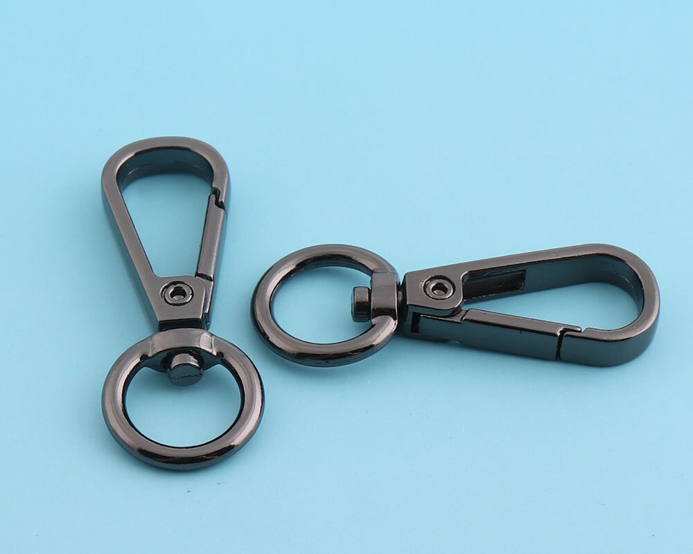 Gunmetal Swivel Clasp 25pcs 42*10mm Snap Hook Metal Lobster Clasp ...