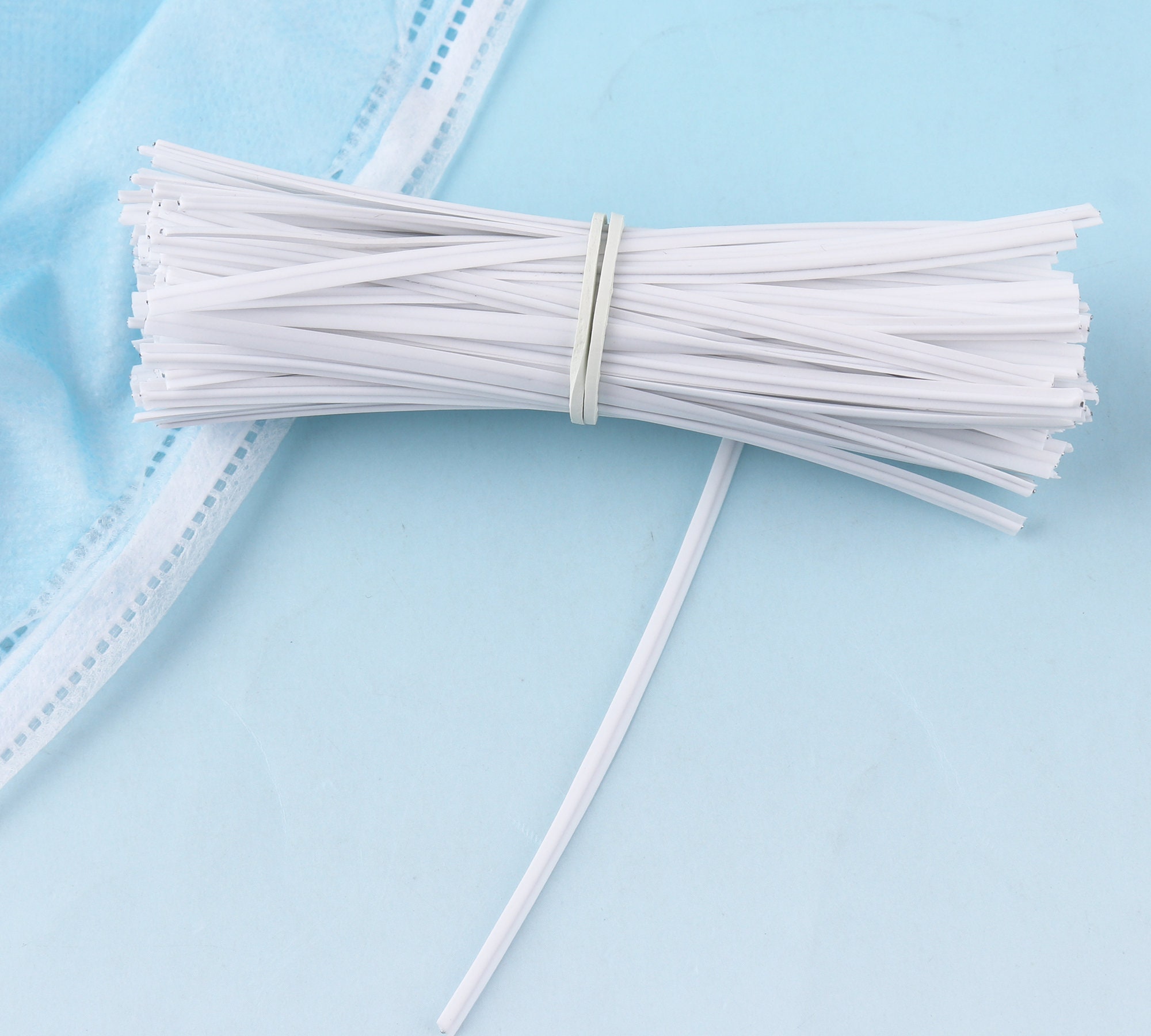 Nose Wire 150pcs 5mm Aluminum Nose Strip for Masks Nose Tape Nose Wire ...