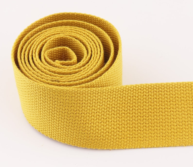 Cotton Webbing 5yards32mm 38mm Solid Color Webbing Fabric Etsy