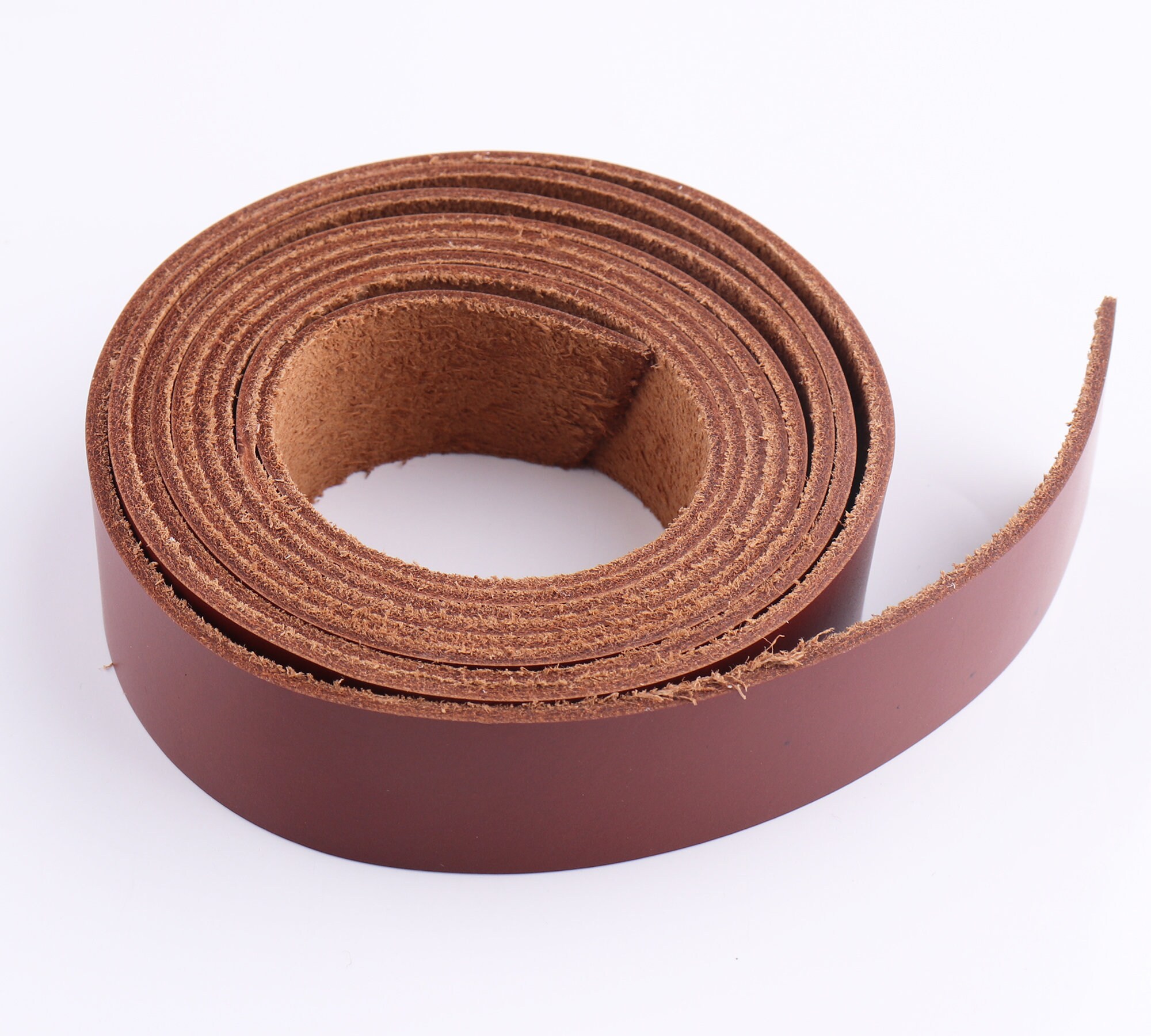 Cowhide Leather Strap 1"(25mm) Leather Strips Genuine Leather Strip ...