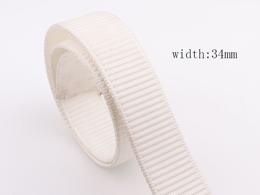 Nylon Webbing White Webbing Fabric Belt Canvas Webbing Key Fobs Strap ...
