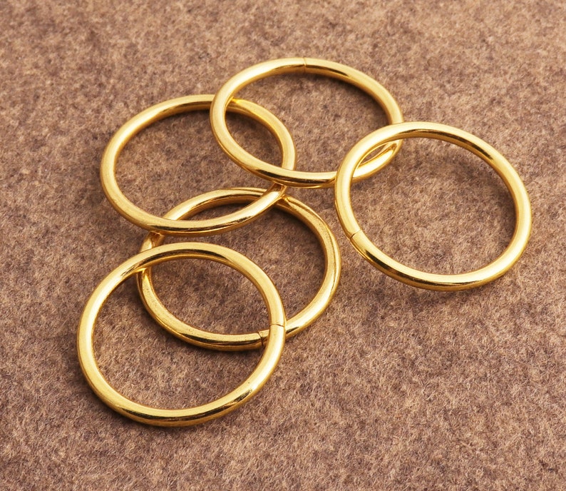 Golden O Ring 1 25mm Metal NON Welded O Buckle Belt - Etsy