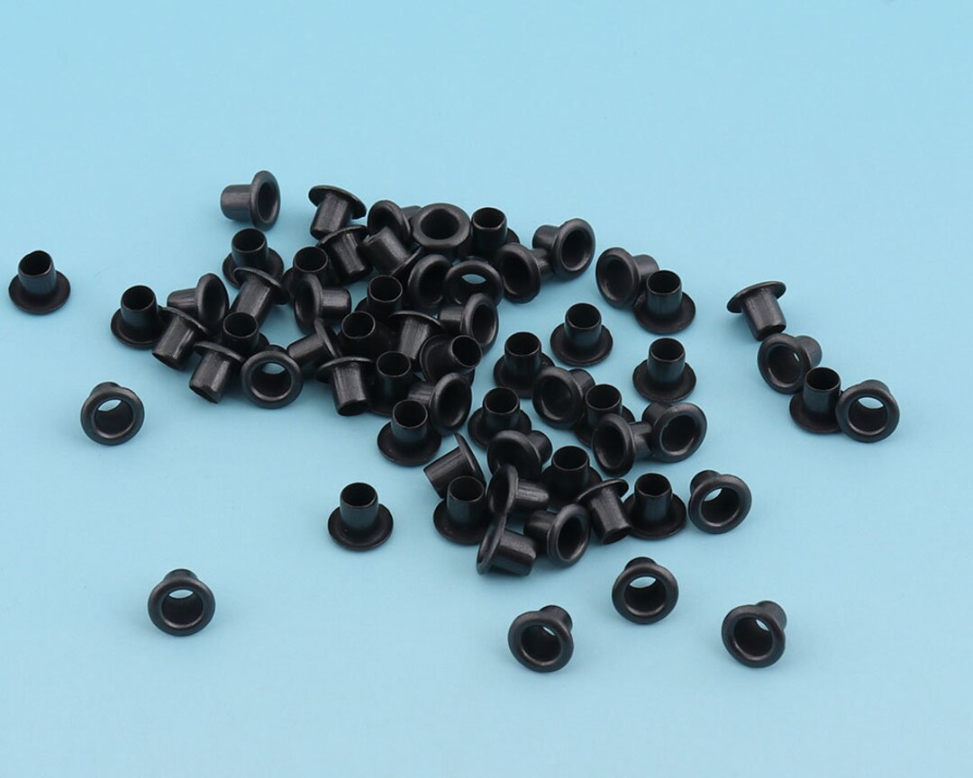 100sets Black Eyelets 5mm Mini Round Grommet Eyelets for Sewing Bead ...