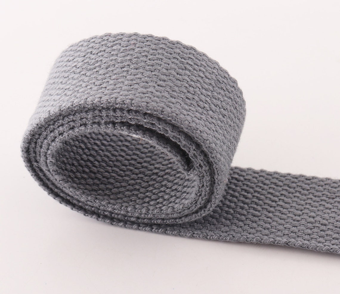Cotton Webbing Gray Webbing 5yards32mm Solid Color Webbing - Etsy