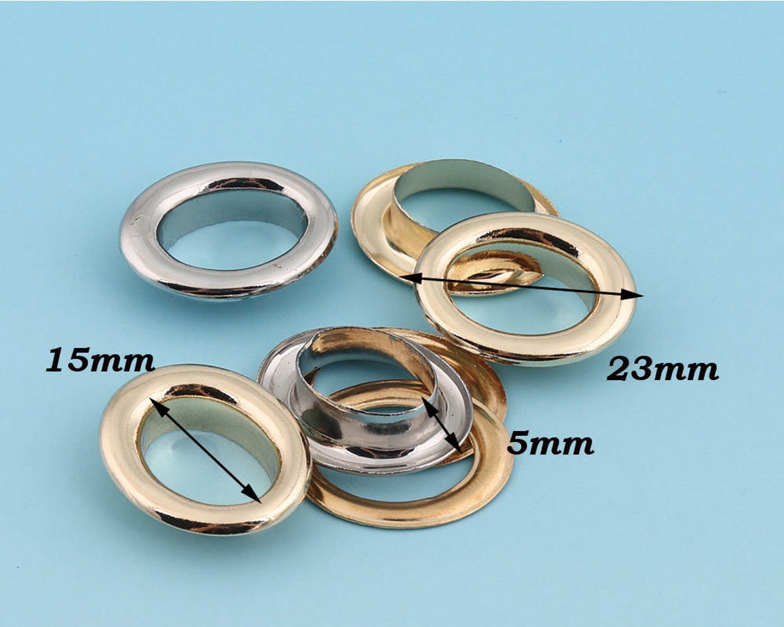 Silver Eyelets 30pcs 2315mm Oval Grommet Eyelets for Sewing - Etsy