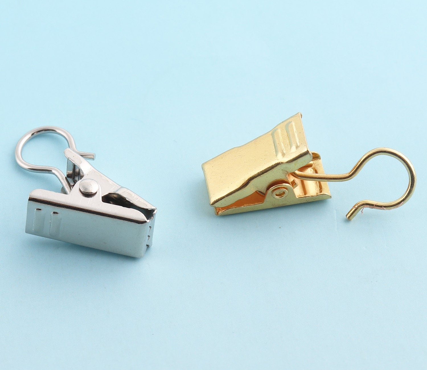 Clips de cocodrilo de oro 50pcs 18mm clips de cortina de metal | Etsy