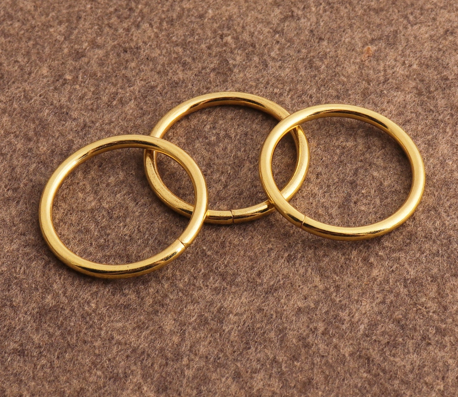 Golden O Ring 1 "(25mm) Metal NON Welded O Buckle Belt Strap Buckle ...
