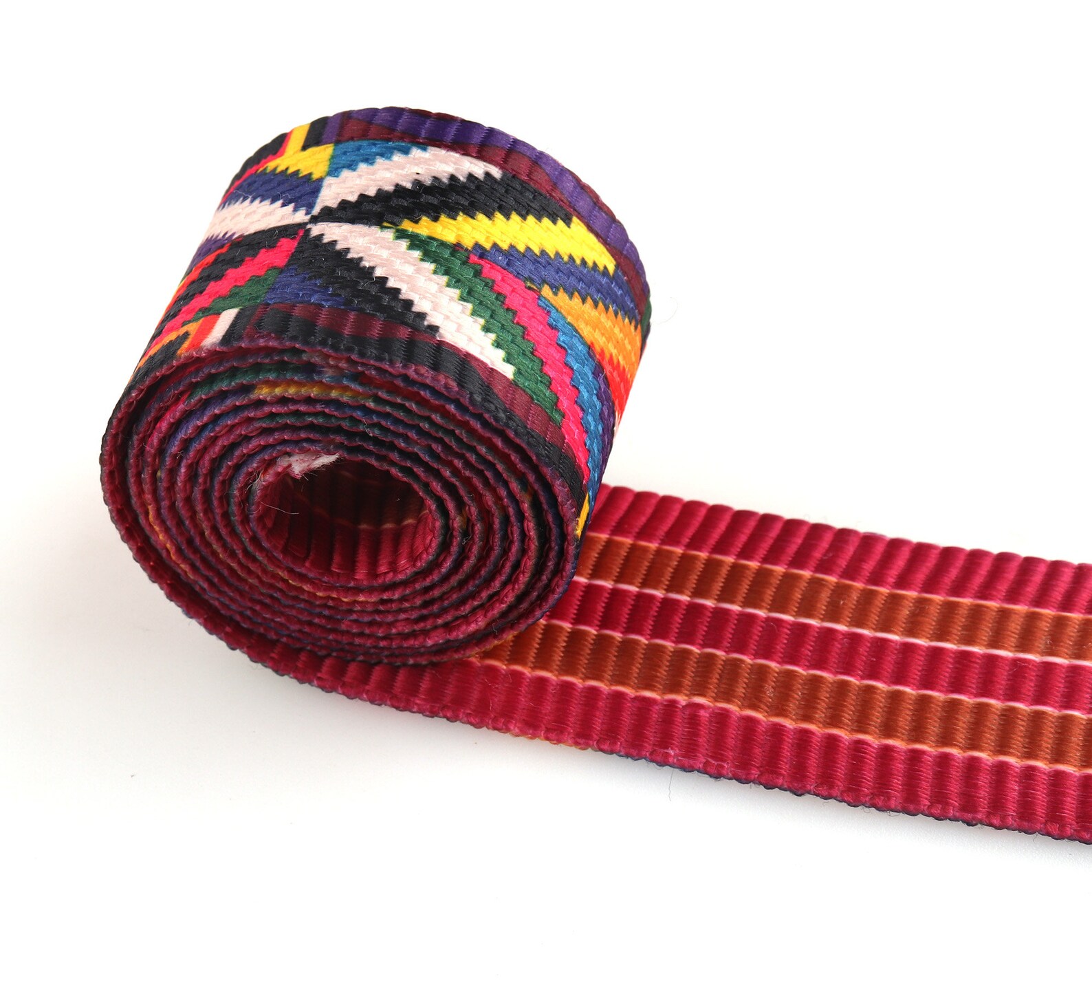 Colorful Webbing Strap 3.8cm/5cm Stripe Webbing Belt Purse Strap ...
