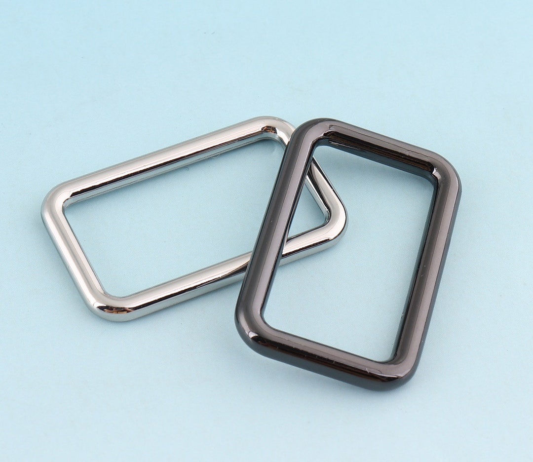 Metal Rectangle Rings 4pcs 2 " Rectangle Buckle Strap Square Rings ...