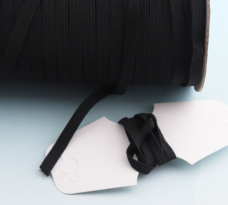 100yards 3mm1/8 Trim Elastic Cord Flat Elastic Band - Etsy