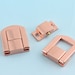 Rose Gold Lock Alloy Bag Lock 2520mm Metal Box Lock Latch Lock Twist ...