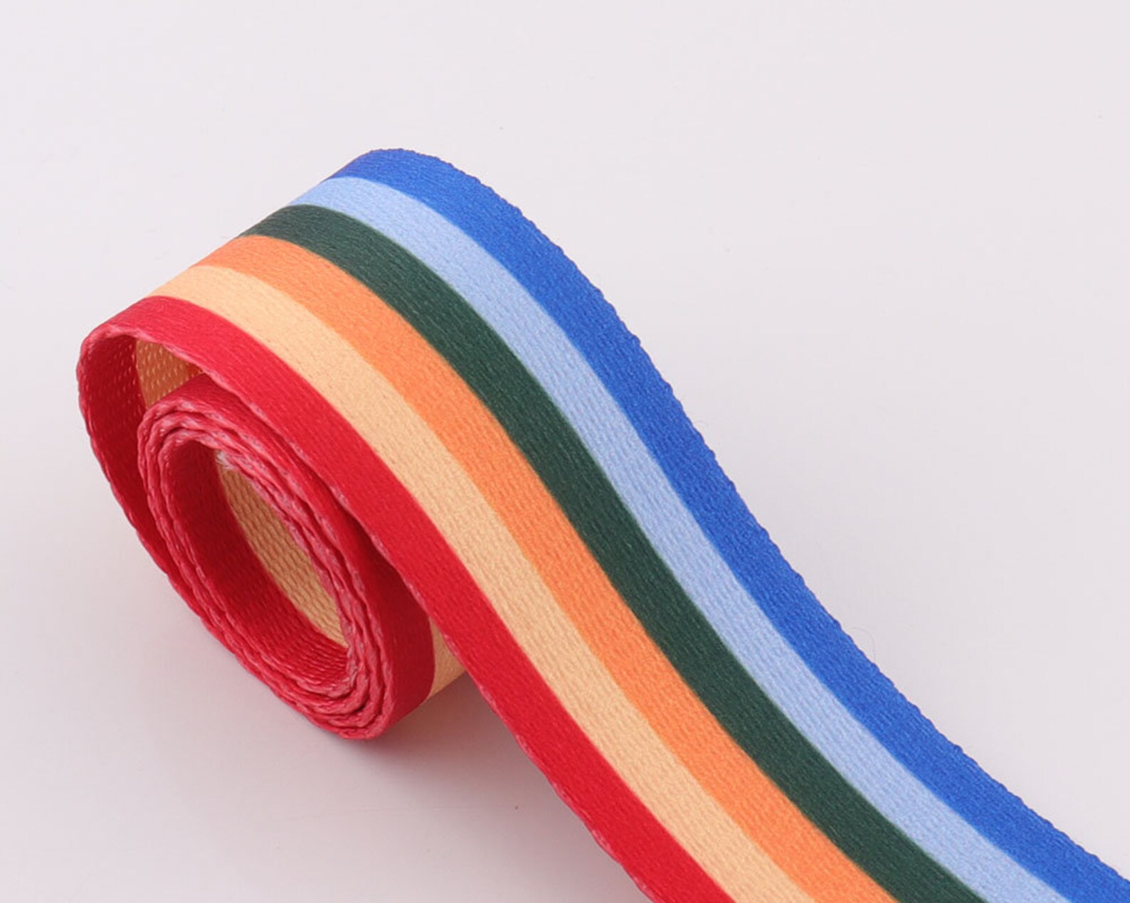 Colorful Striped Webbing Strap 38mm/50mm Rainbow Webbing - Etsy