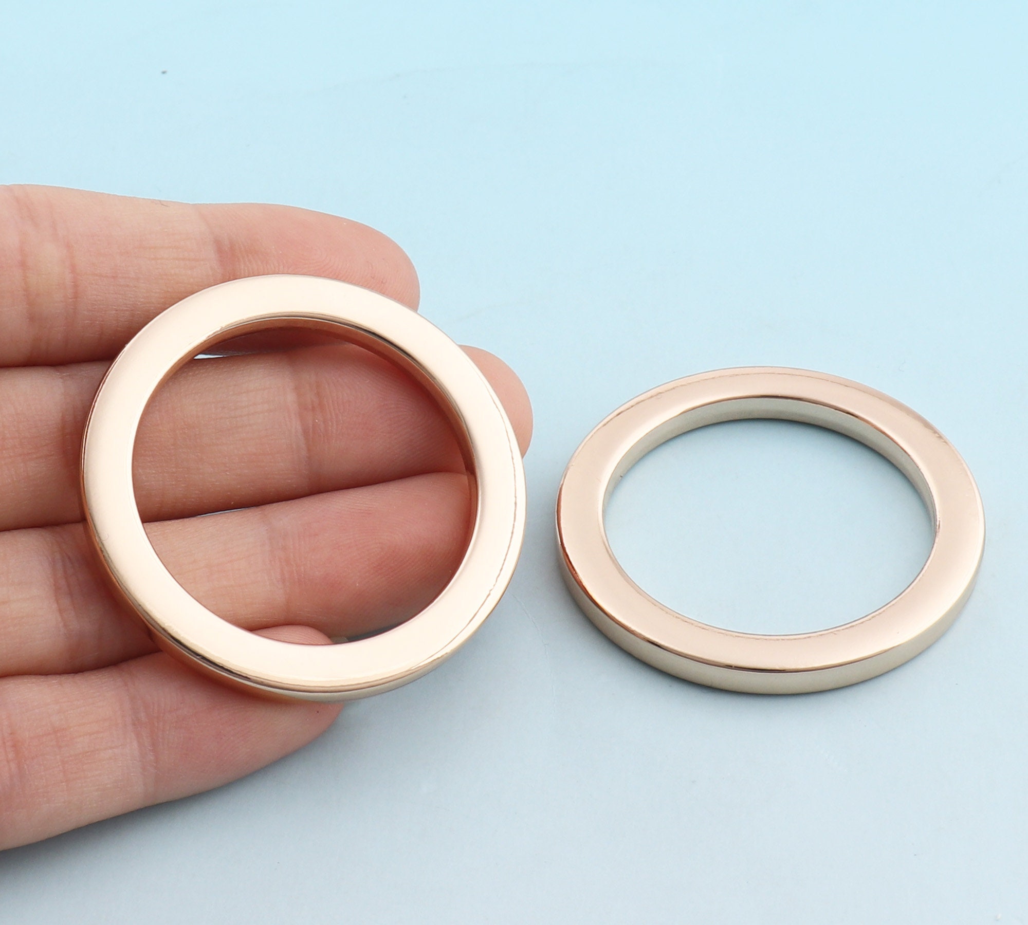 Metal O Rings 32 mm10pcs Gunmetal O Buckle Flat O Rings Belt | Etsy