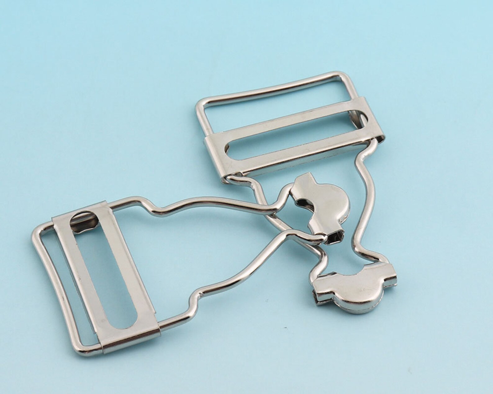 Dungaree Buckles 10pcs 38mm Suspender Buckles Adjuster Buckle Metal ...