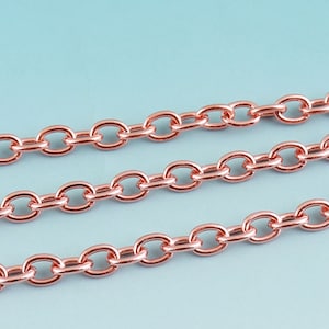 Rose Gold Bag Chain With Clasp 6mm Wide Metal Shoulder Handbag Strap ...