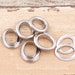 Silver Eyelet Grommets 10sets 23*15mm Oval Grommet Eyelets for Sewing ...