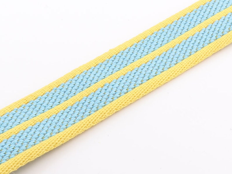 Cotton Webbing 2yardsx36mm Blue Stripe Webbing Fabric Belt | Etsy