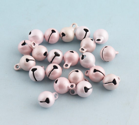 Pink Jingle Bells Blocks Christmas Bells 8mm Mini Bells | Etsy