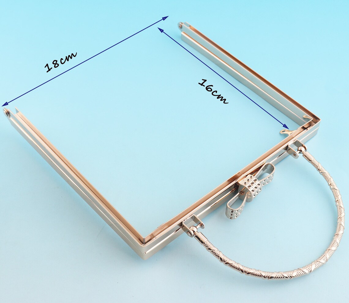 Light Gold Purse Frame 18*16cm Bag Frame Bag Frames Arched Pattern ...