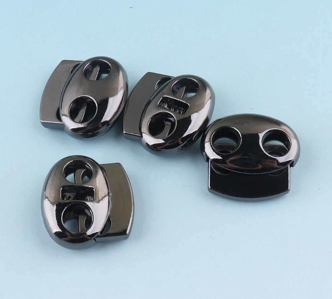 Gunmetal Toggle Cord 6 Pcs 5 Mm Metal Cord Lock Stopper Cord Toggle ...