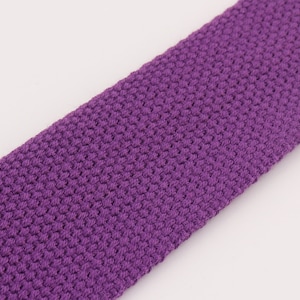 Purple Webbing Cotton Webbing 3/5yards*38mm Solid Color Webbing Fabric ...