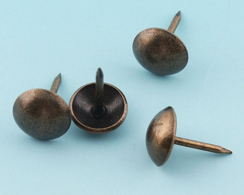 Upholstery Tacks Nail 50sets 10mm Antique Bronze Round Tacks - Etsy
