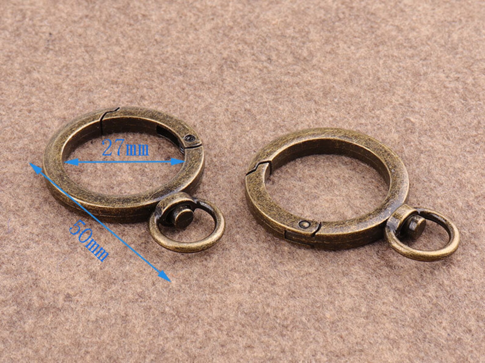 Antique Bronze Swivel Clasp Spring Buckle Spring Clasp O Snap - Etsy