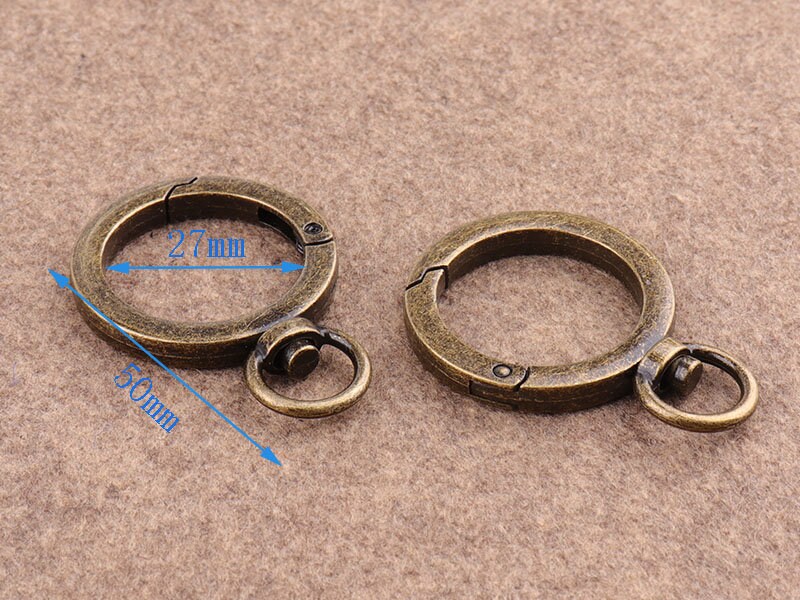 Antique Bronze Swivel Clasp Spring Buckle Spring Clasp O Snap Hook ...