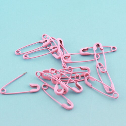 Pink Safety Pins 100-300pcs 184mm Mini Brooch Safety Pins - Etsy