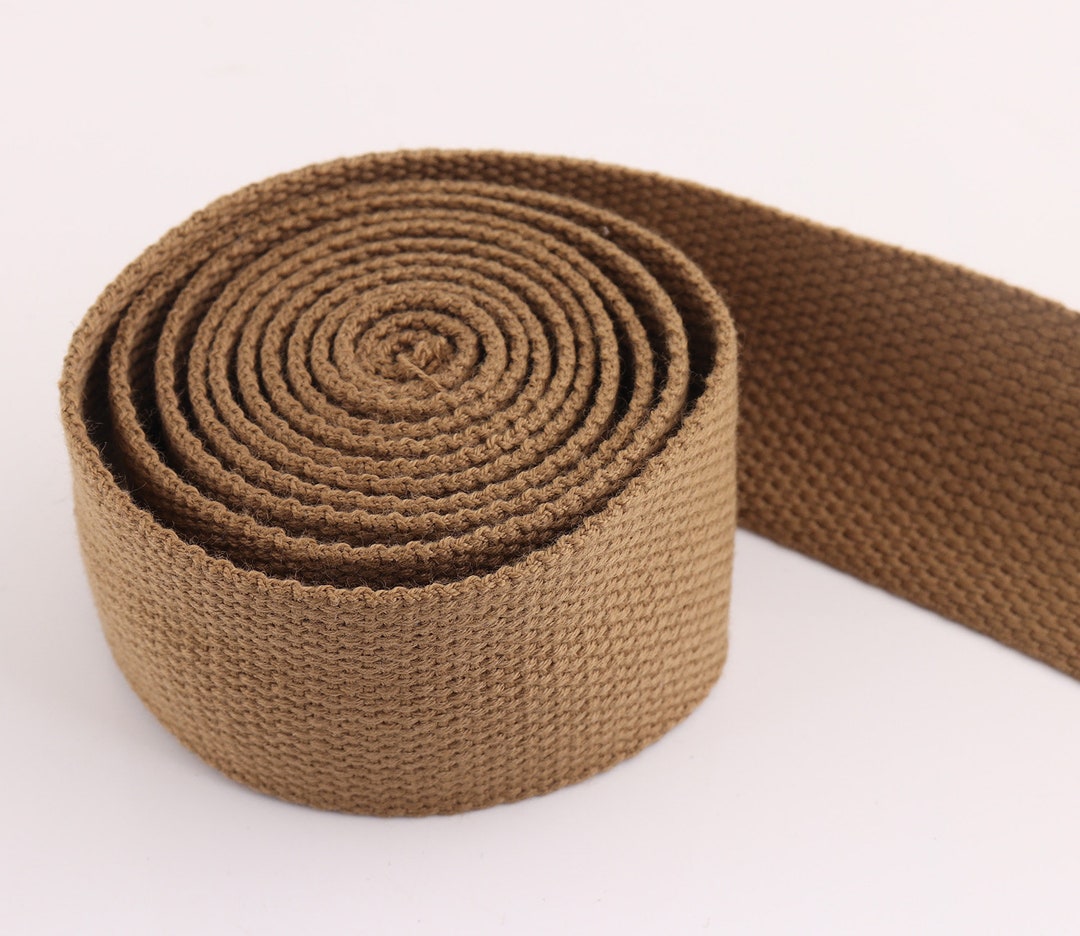 Cotton Webbing 3/5yards*32mm Olive Green Webbing Solid Color Webbing ...