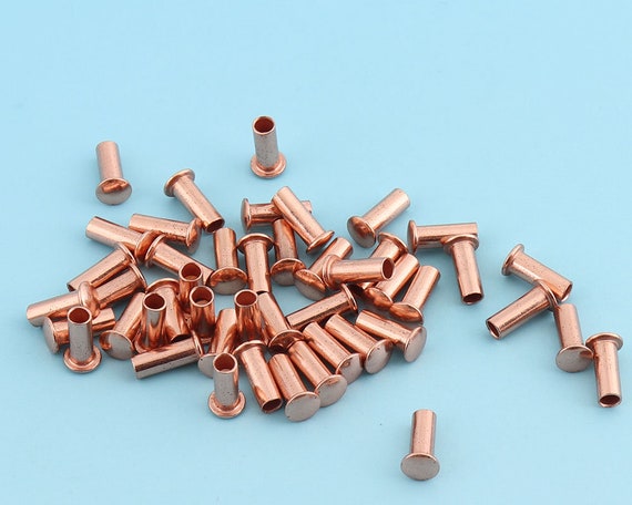 Rose Gold Rapid Rivets Grommet 100pcs 84mm Rivets Metal | Etsy
