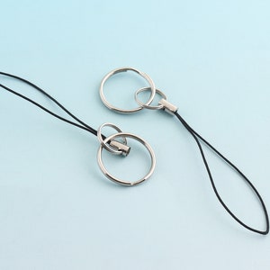 30pcs 85mm Cell Phone Strap Black Cell Phone Accessory Cell Phone Cords ...