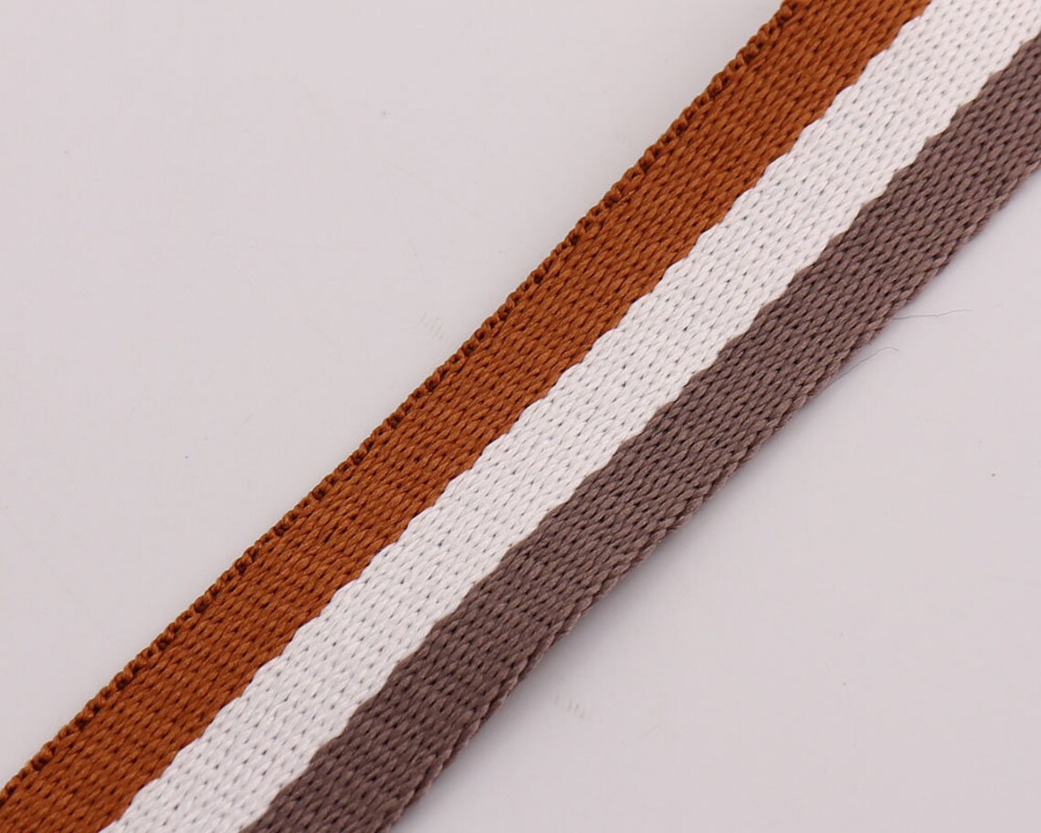 Milti Color Webbing 5 Yards*25mm Stripe Webbing Webbing Fabric Belt ...