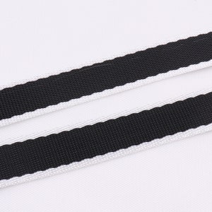 White Webbing 5 Yards*15mm Light Weight Webbing Fabric Belt Canvas ...