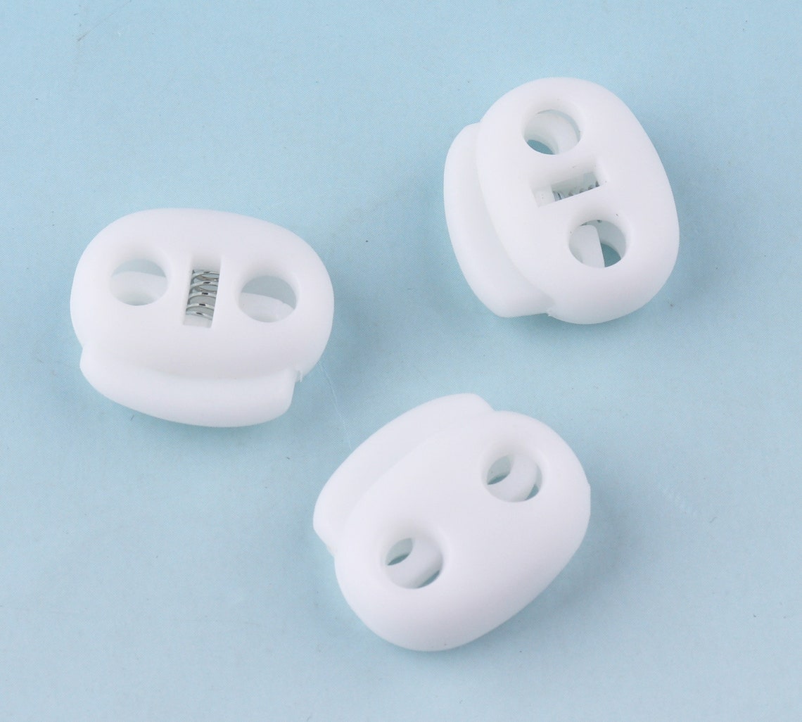 30-50pcs 5mm Rope Cord Stopper Black Cord Lock for Elastic - Etsy