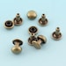Antique Bronze Double Caped Rivets 100sets 108mm Mini Rivets - Etsy