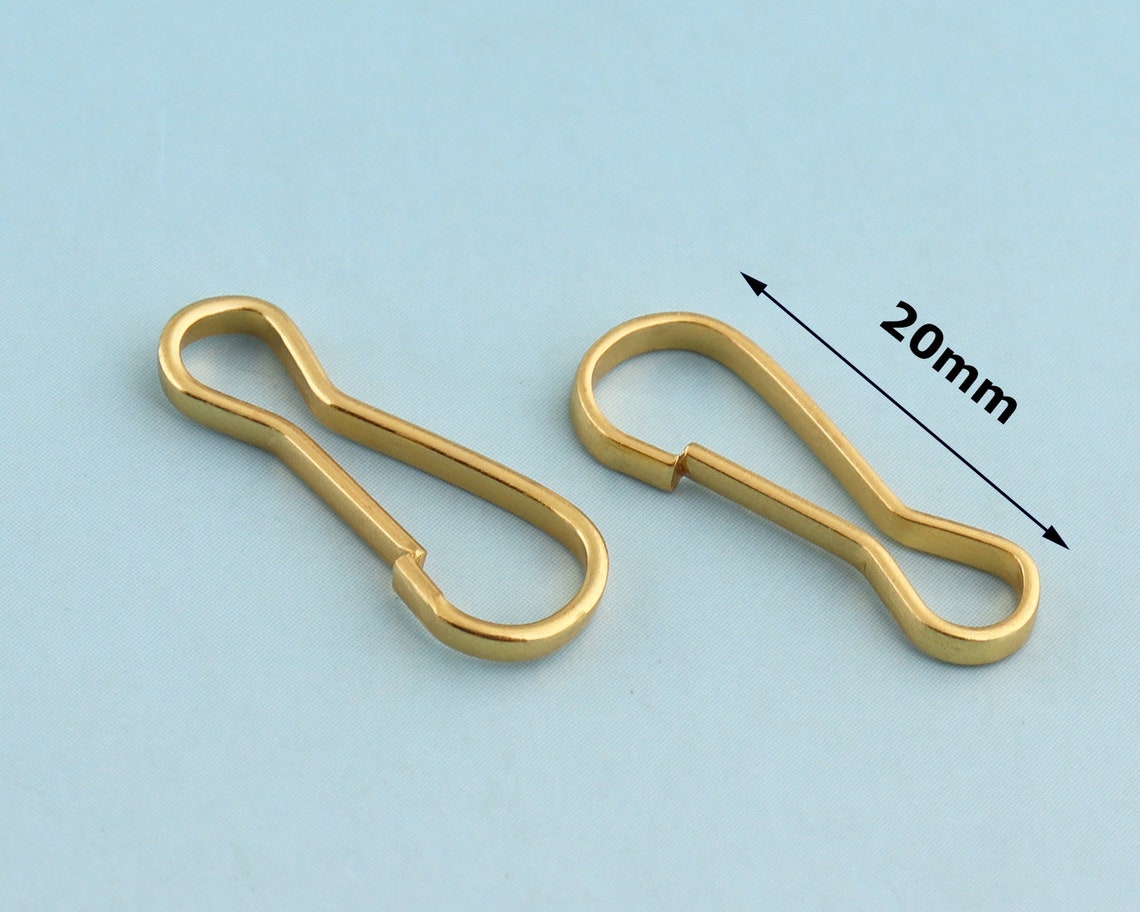 Gold Lanyard Gancho Clips 30pcs 3/4 20mm Lanyard | Etsy