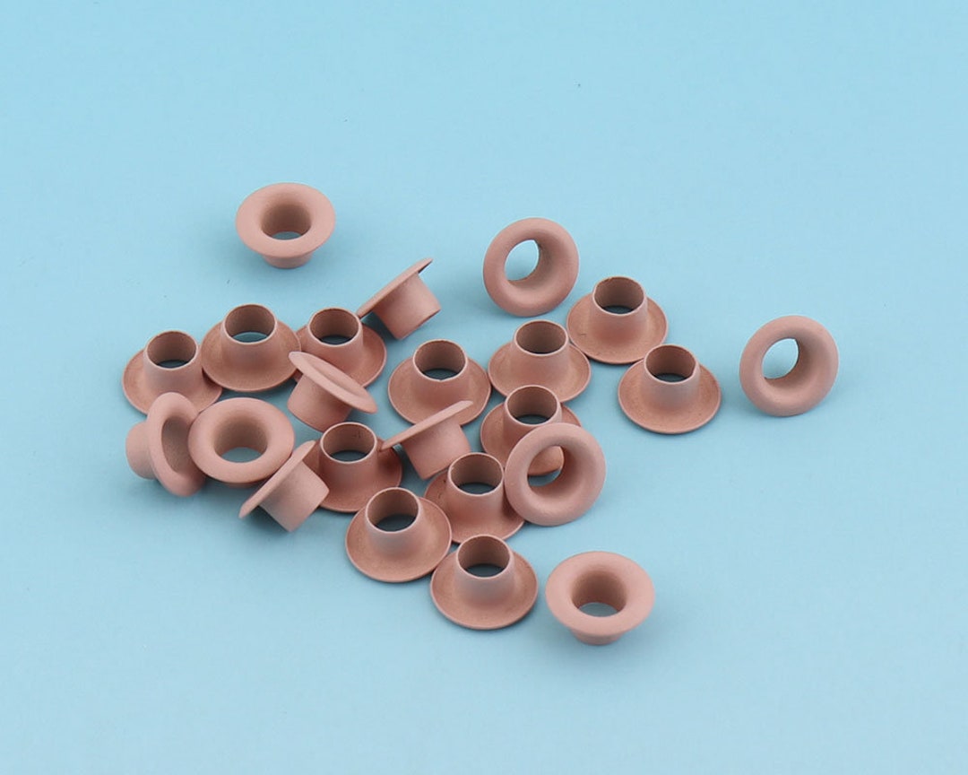 Pink Eyelets 100pcs 8mm Round Grommet Eyelets for Sewing Bead Cores ...