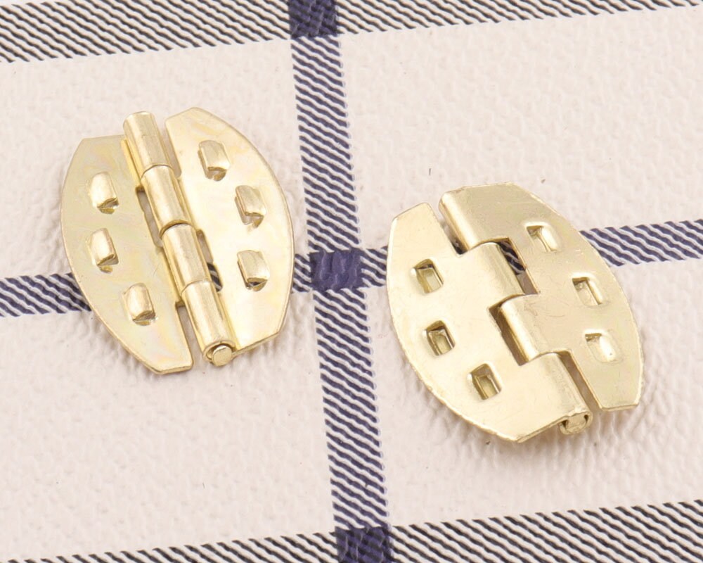 10pcs Light Gold Hinges Cabinet Hinges Box Hingesmini Hinges - Etsy
