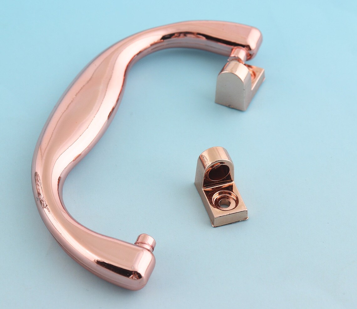 Plastic Handle 4 3/4 Rose Gold Box Handle Suitcase | Etsy