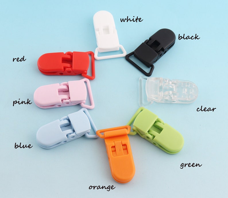 Suspender Clips 20pcs 3820mm Plastic Kam Clips Dummy Clips | Etsy