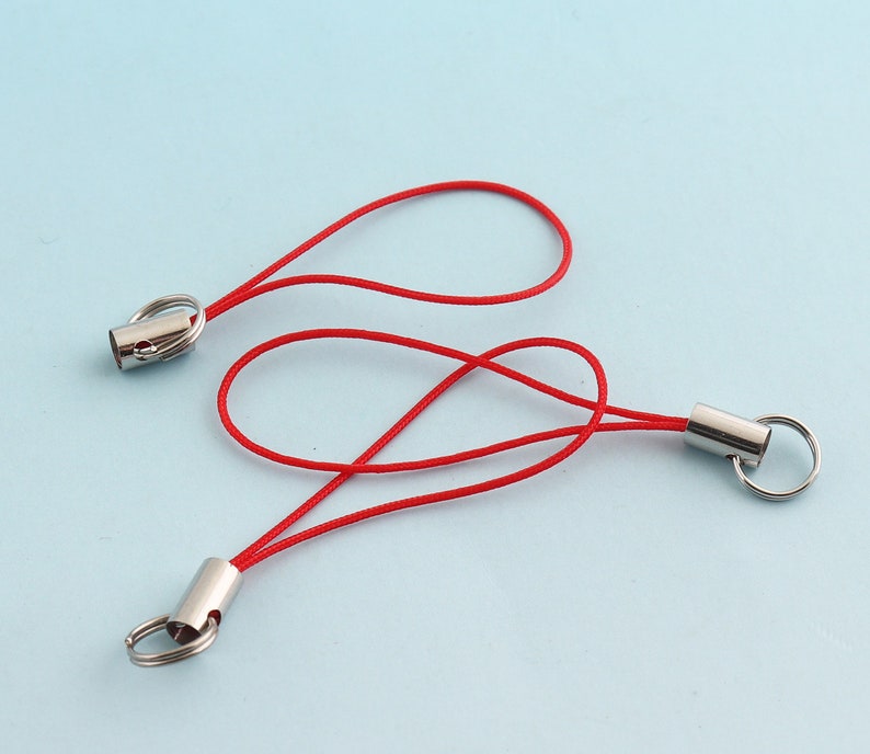 50pcs 55mm Red Cell Phone Straps Cell Phone Accessory Cell | Etsy