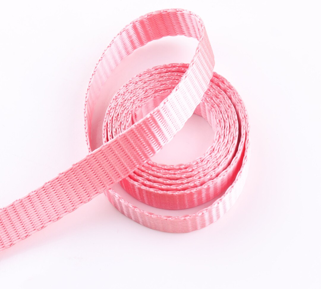 3/8"(9mm) Ribbon Baby Pink Ribbon Mini Ribbon Handbag Strap Webbing ...