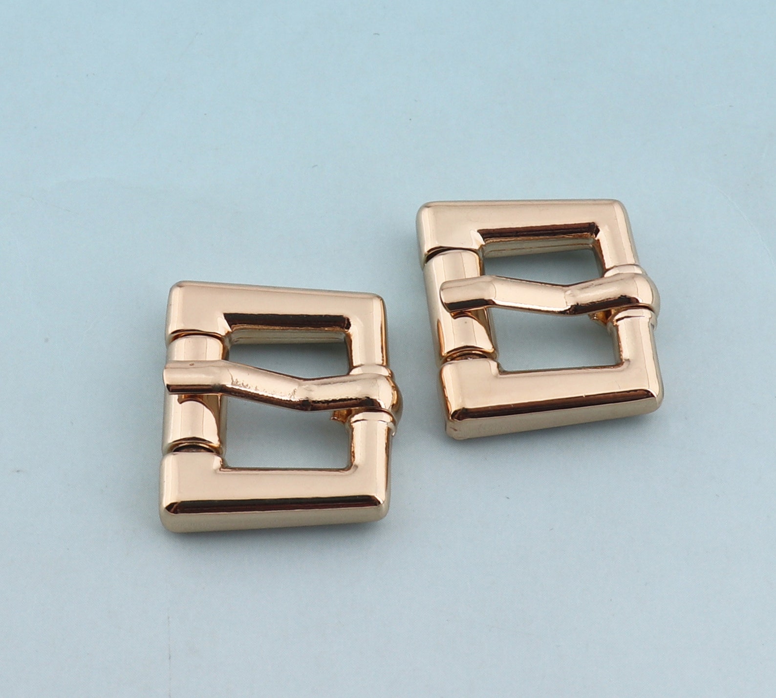 Light Gold Adjuster Buckle 10 Pcs 12 Mm Mini Strap Buckle With Prong ...
