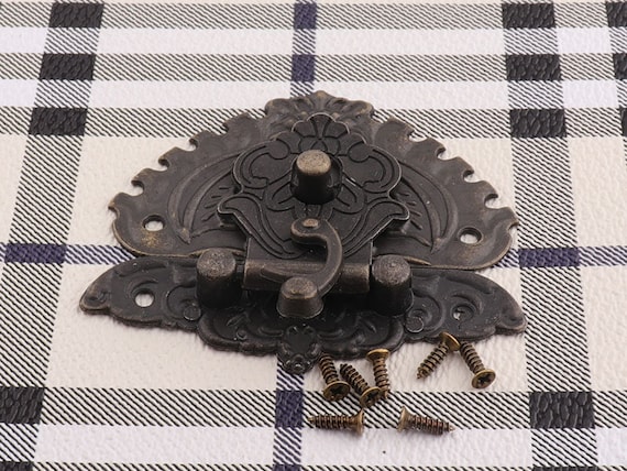 Antique Embossed Box Latch 7058mm Vintage Hasp Box Hardware - Etsy