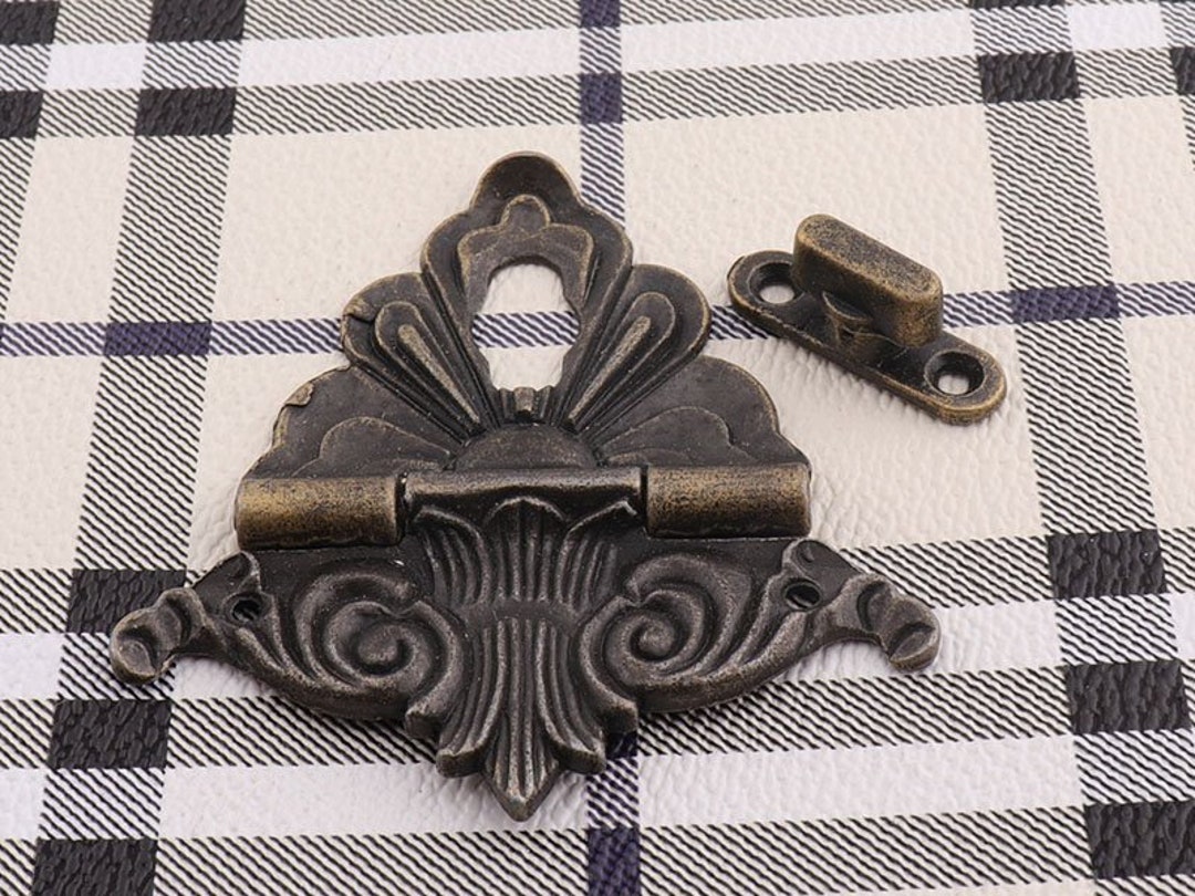 Antique Embossed Box Latch-70mm-vintage Hasp Box Hardware Chest ...