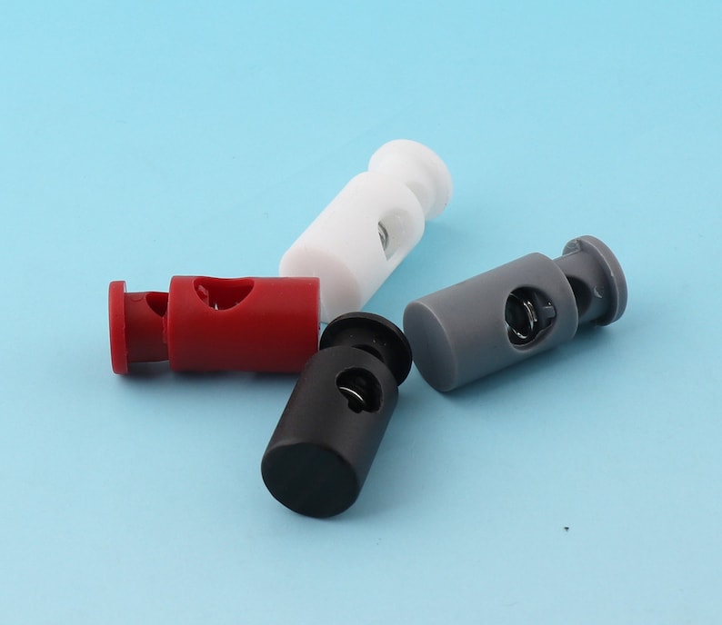 7mm Rope Cord Stopper 15-50pcs Black Plastic Cord Lock for - Etsy