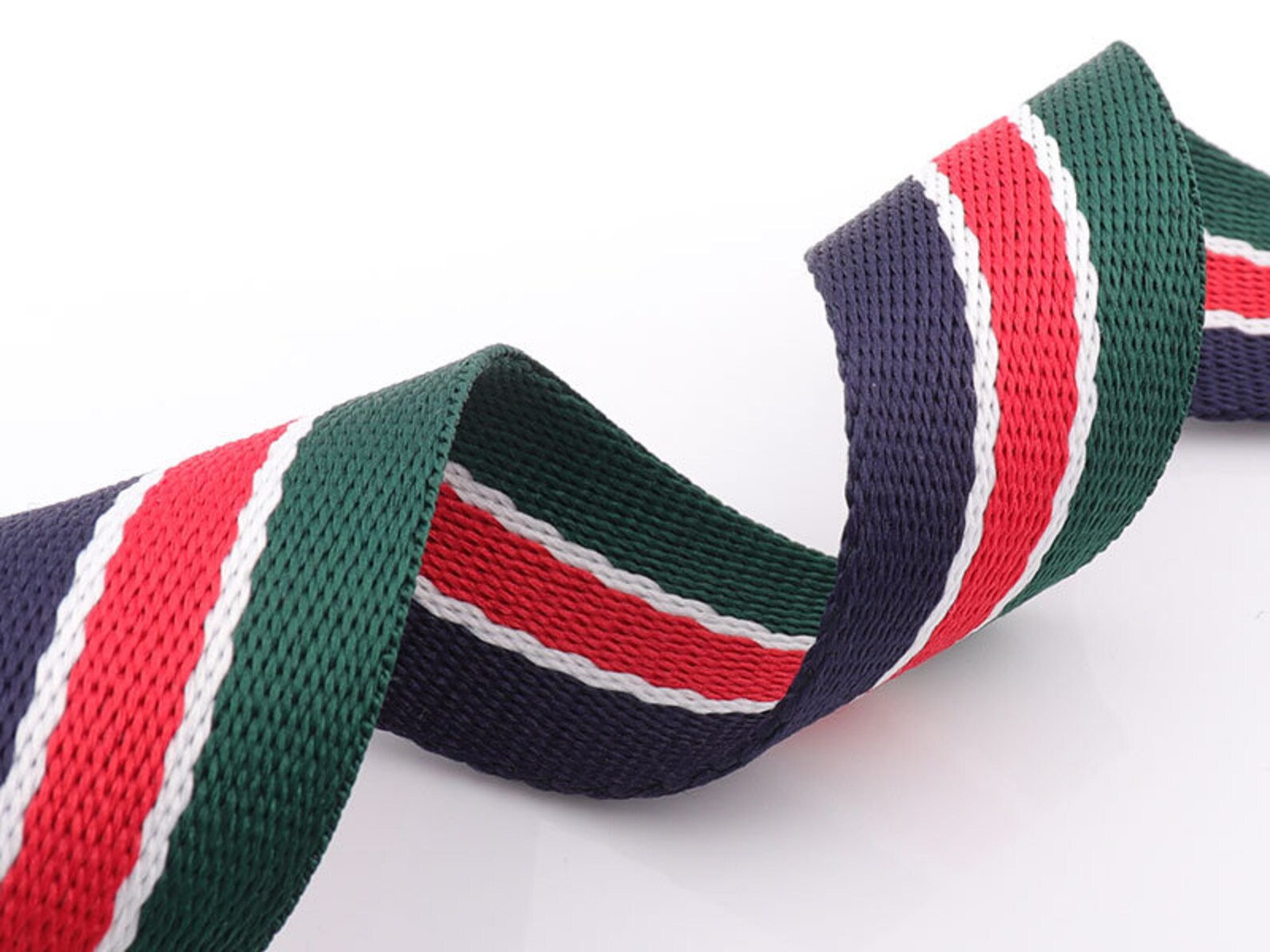 Cotton Webbing 1 1/432mm Colored Stripes Heavy Weight - Etsy