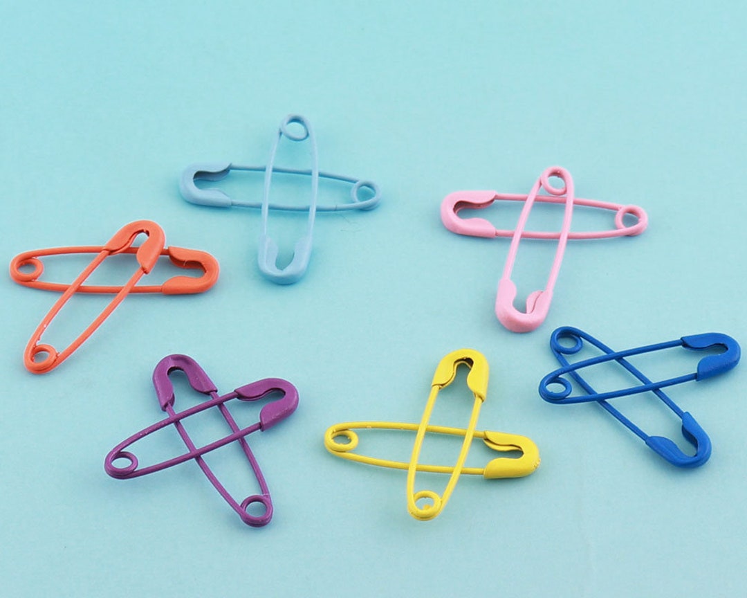 Colorful Safety Pins 500pcs 18*4mm Mini Brooch Safety Pins Safety Pins ...